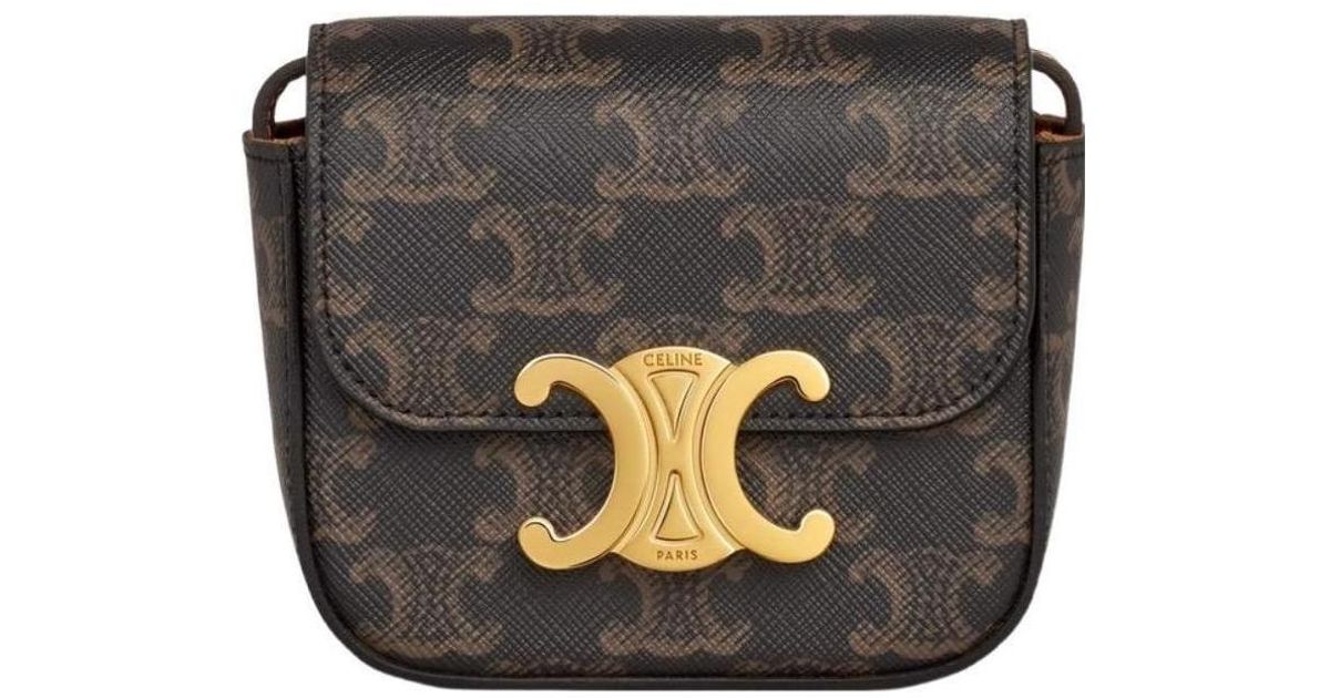 Celine Mini Claude in Black | Lyst