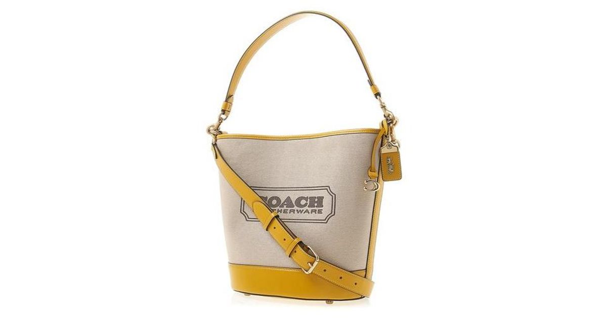 COACH Dakota Bucket Bag in Metallic | Lyst