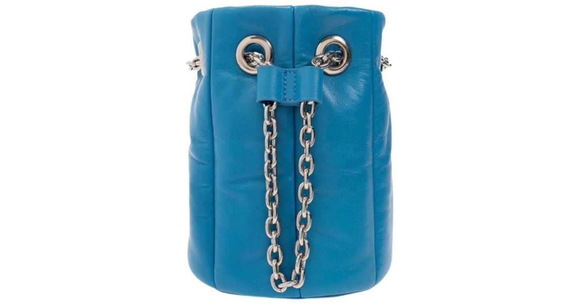 Stand Studio Yvette Bucket Bag in Blue | Lyst