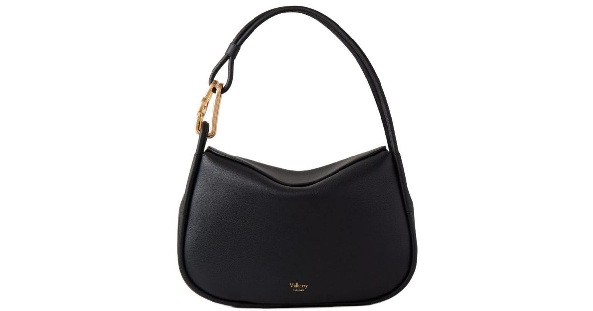Mulberry Link Shoulder Bag in Black | Lyst