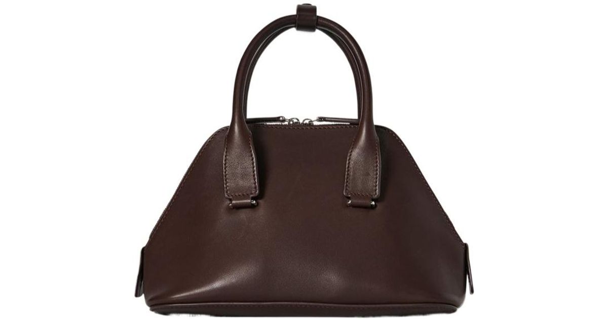The Row Mini Devon Shoulder Bag in Brown | Lyst