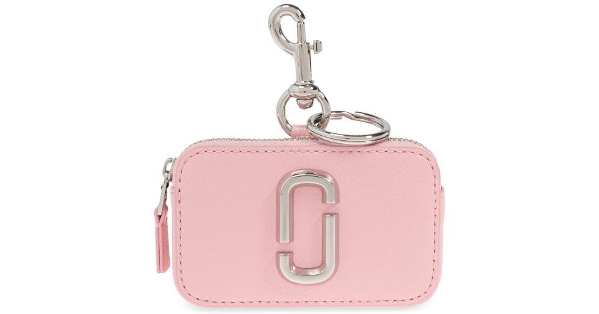 Marc Jacobs Logo Key Bag in Pink | Lyst