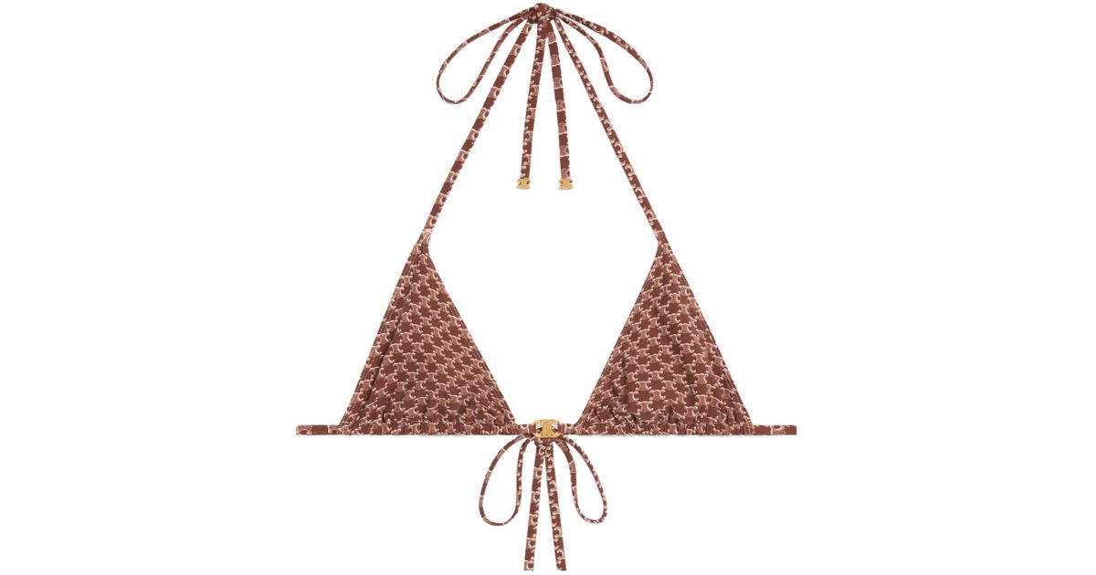 Celine Triomphe Triangle Top | Lyst