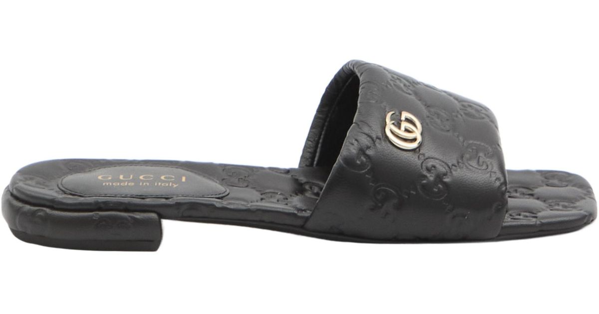Gucci Gg Slide Sandals | Lyst