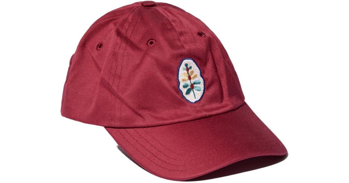 Drake's Logo Hat in Red for Men | Lyst