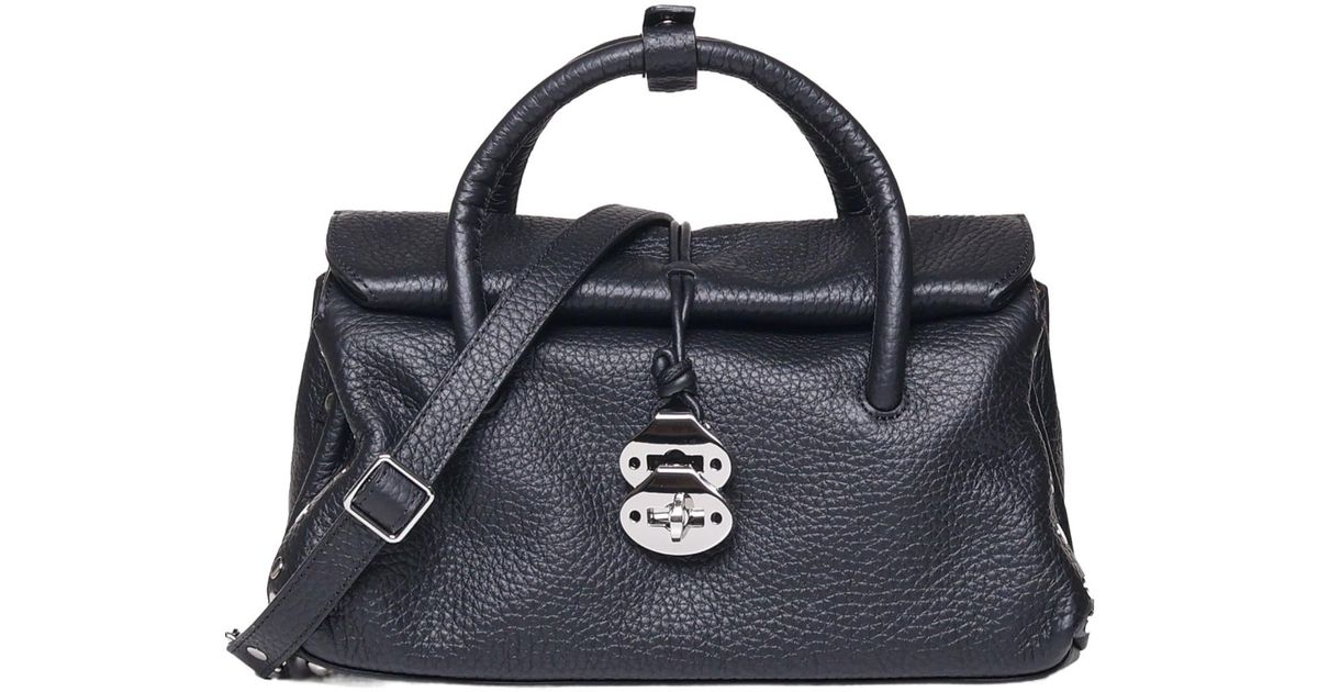 Zanellato Dotta Centauro Shoulder Bag in Black | Lyst