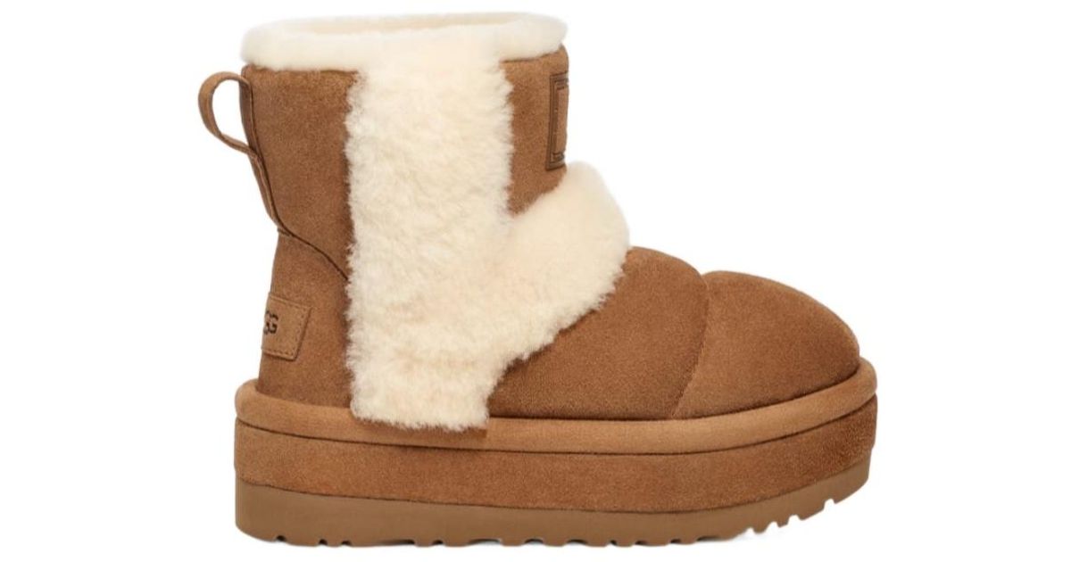UGG Classic Chillapeak Round Toe Boots in Brown | Lyst