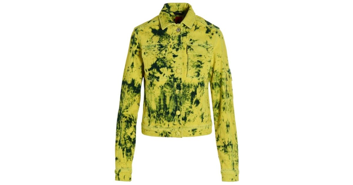 Ferrari Lapel Jacket in Yellow | Lyst