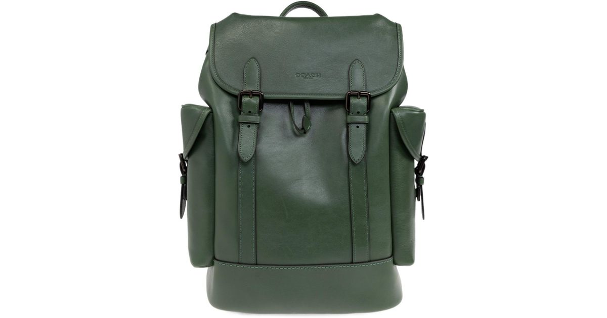 COACH Flip Backpack in Green for Men | Lyst