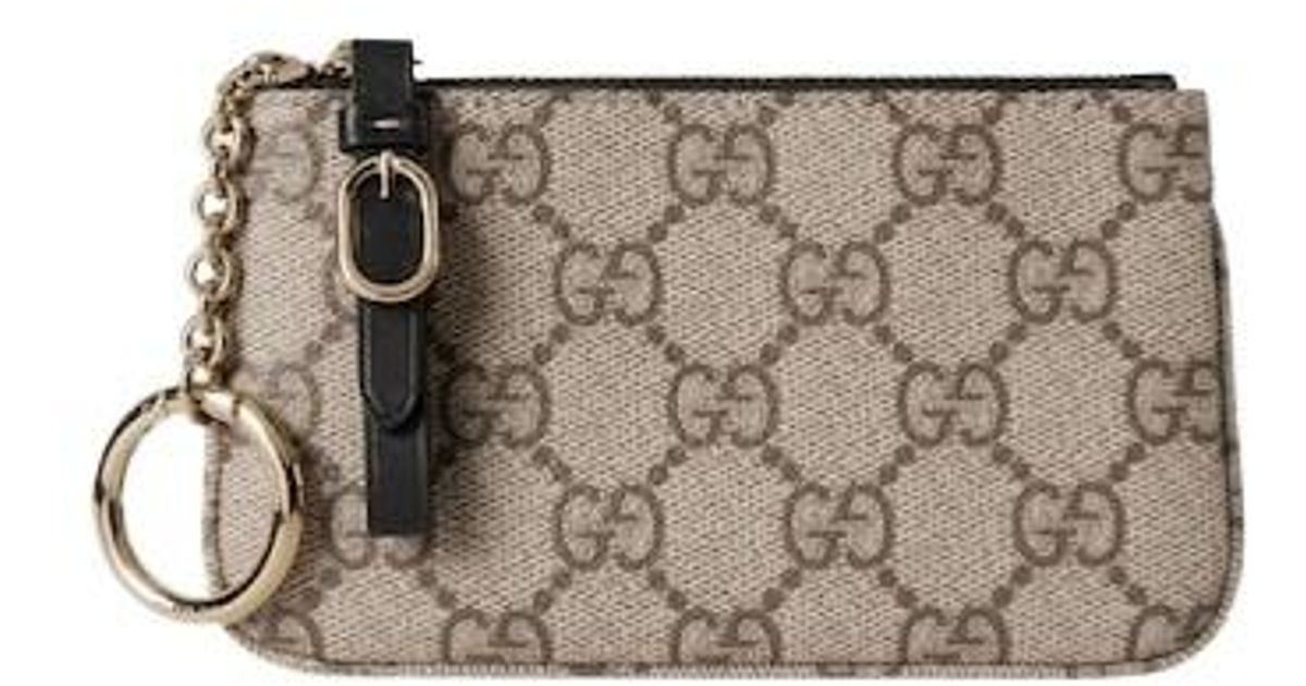 Gucci Gg Emblem Series Wallets in Gray | Lyst