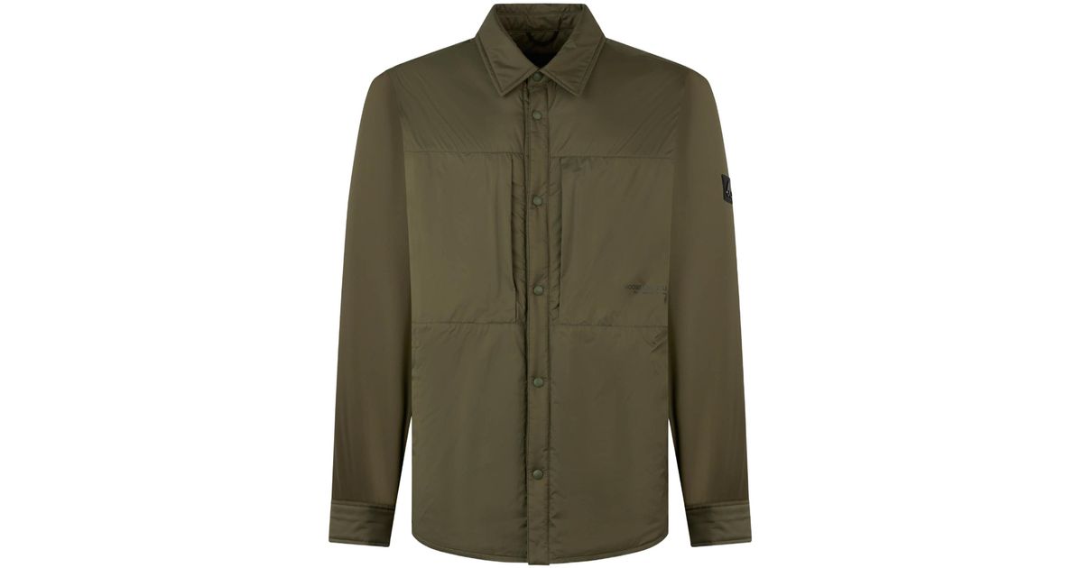 Moose Knuckles Lapel Casual Jacket in Green for Men | Lyst