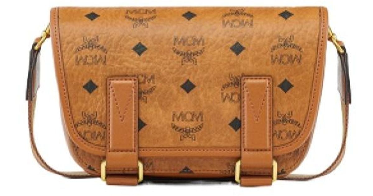 MCM Aren Shoulder Bag in Brown for Men | Lyst