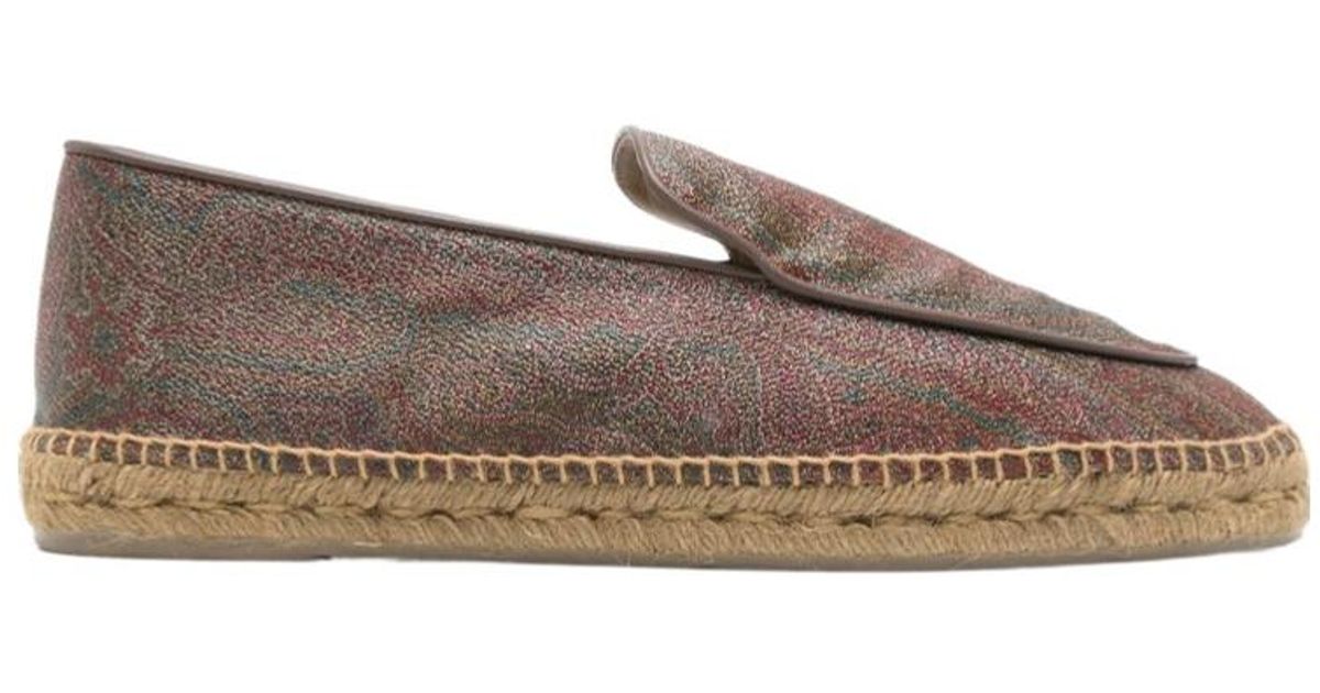 Castañer Flat Loafers in Brown for Men | Lyst