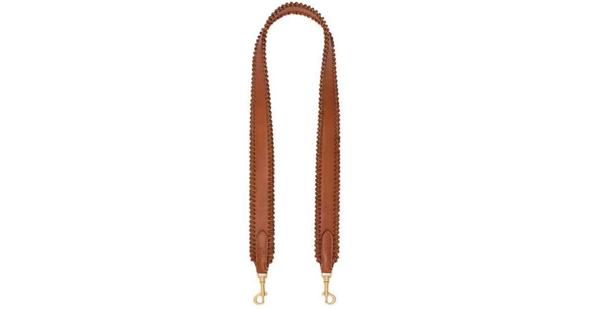 Celine Braided Strap in White | Lyst