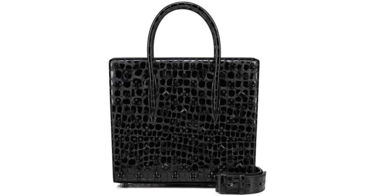 Christian Louboutin Medium Paloma Tote Bag in Black | Lyst