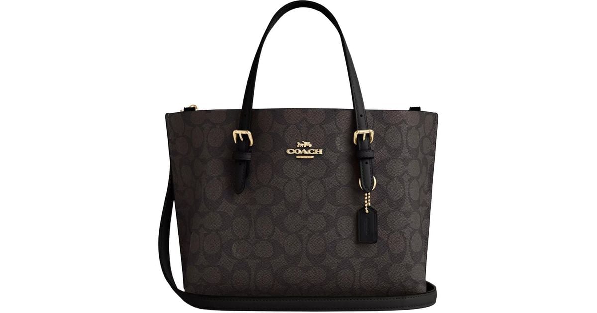 COACH Molly Tote Bag in Black | Lyst