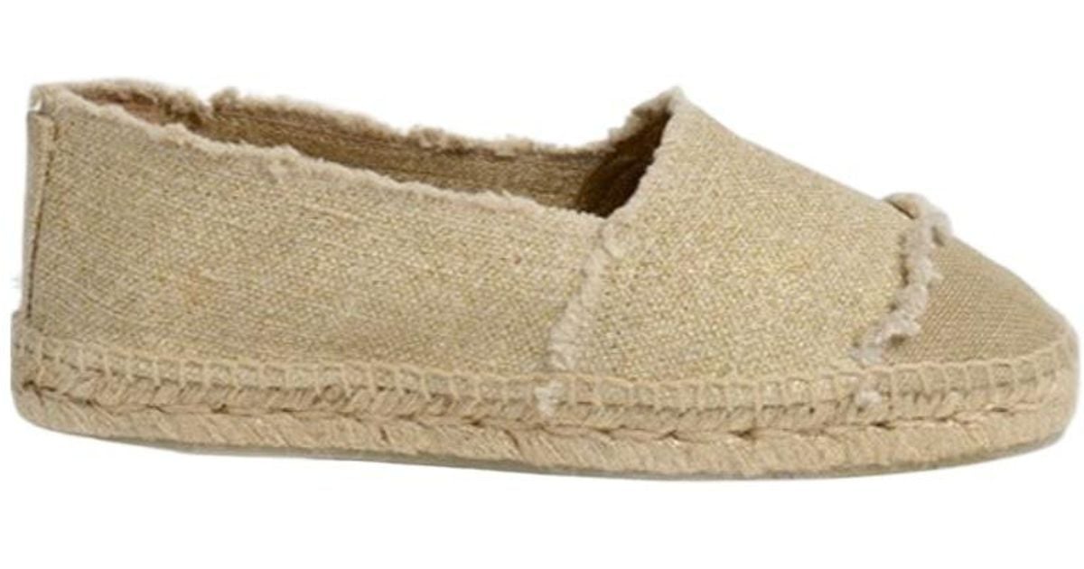 Castañer Logo Straw Shoes in Natural | Lyst
