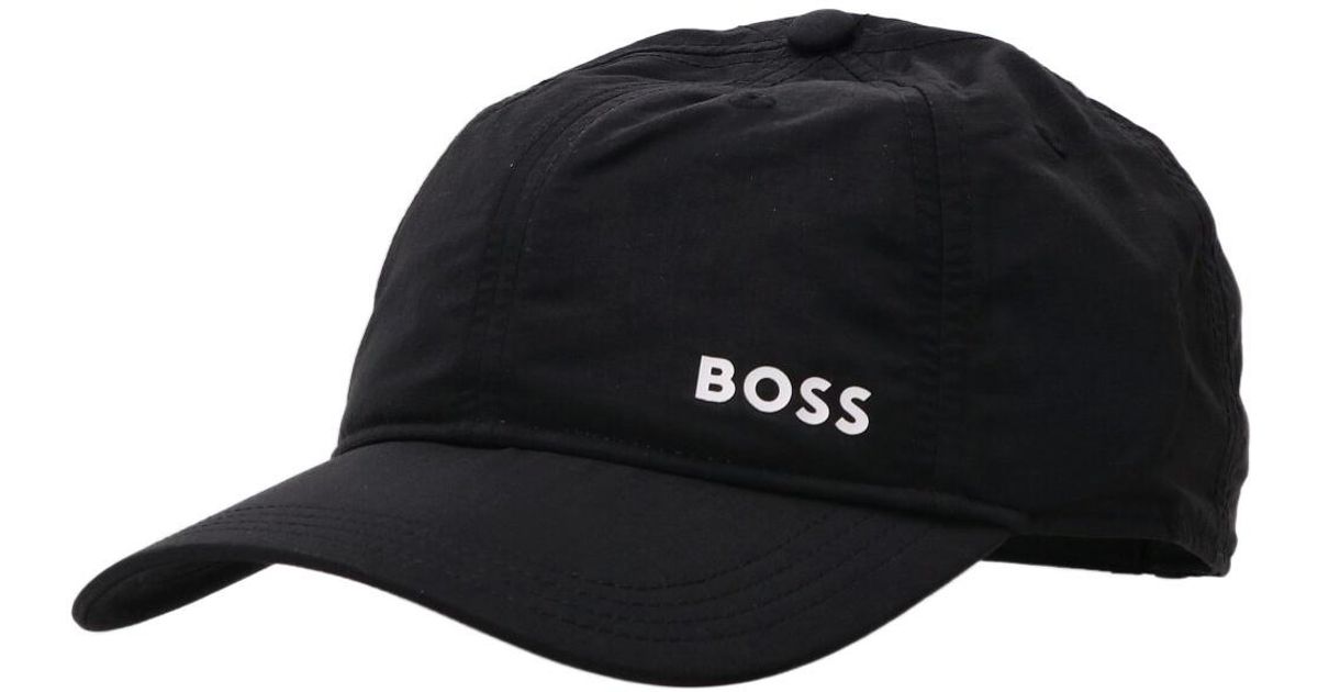 BOSS Alphabet Hat in Black for Men | Lyst