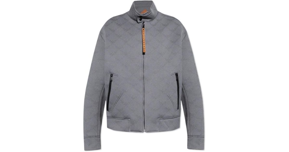 MCM Letter Jacket in Gray for Men | Lyst