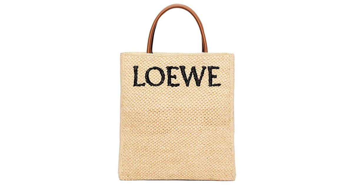 Loewe A4 Standard Tote Bag in Natural | Lyst