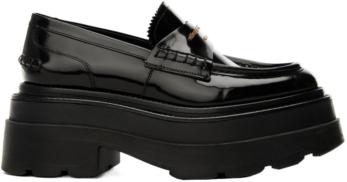 Alexander McQueen Carter Platform Shoes in Black | Lyst