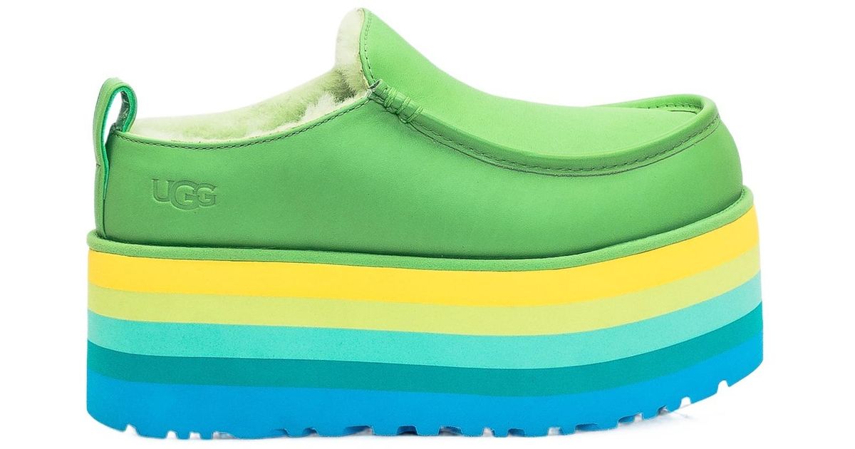 UGG Platform Shoes in Green | Lyst