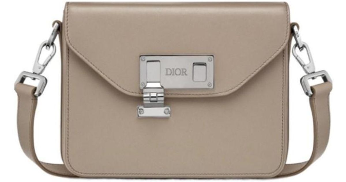 Dior Lock Series Shoulder Bags in Gray for Men | Lyst