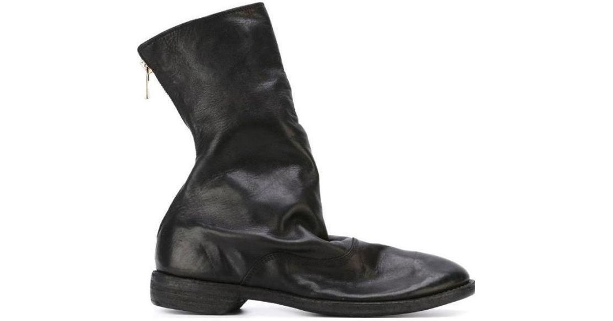 Guidi Zipper Boots in Black | Lyst