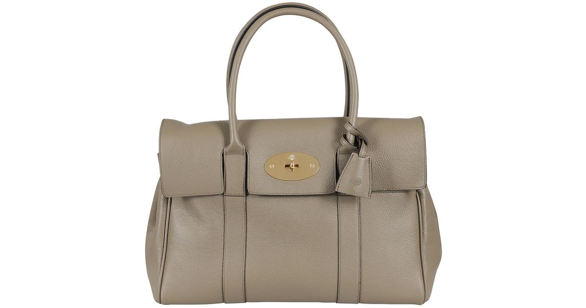 Mulberry Rotary Lock Handbag in Natural | Lyst
