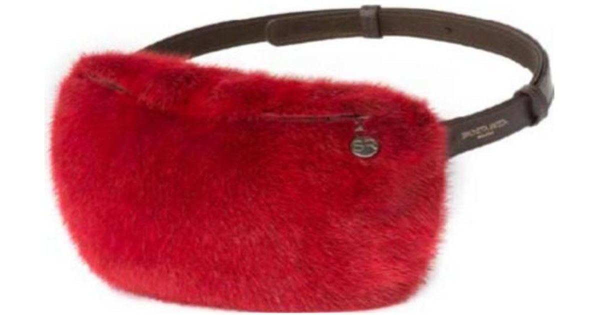 Simonetta Ravizza Emblem Pocket in Red | Lyst