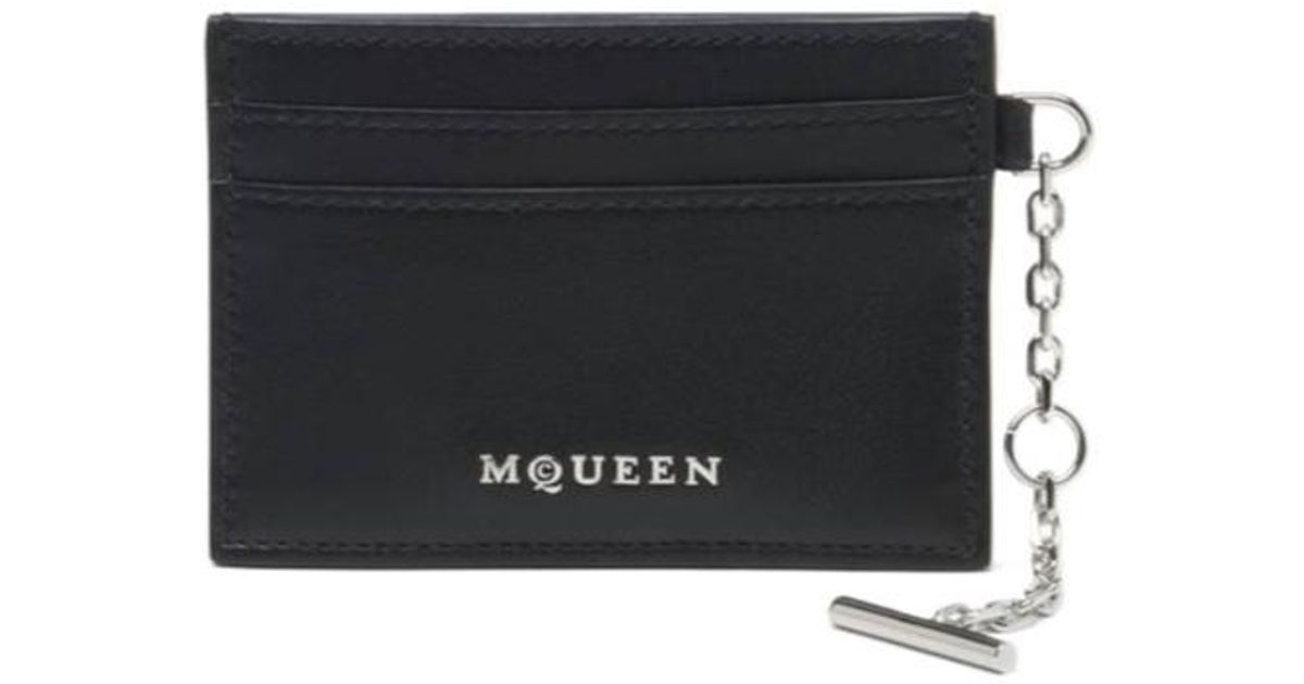 Alexander McQueen Logo Card Pack in Black | Lyst