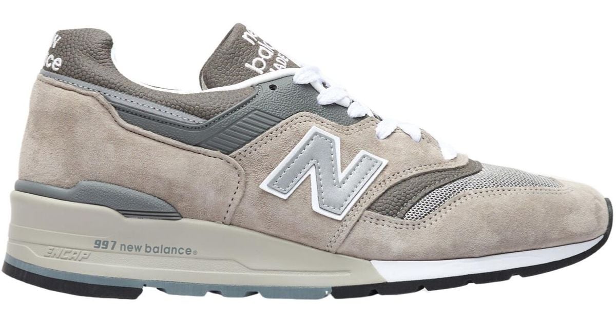 New Balance 997 Sneakers in White for Men | Lyst