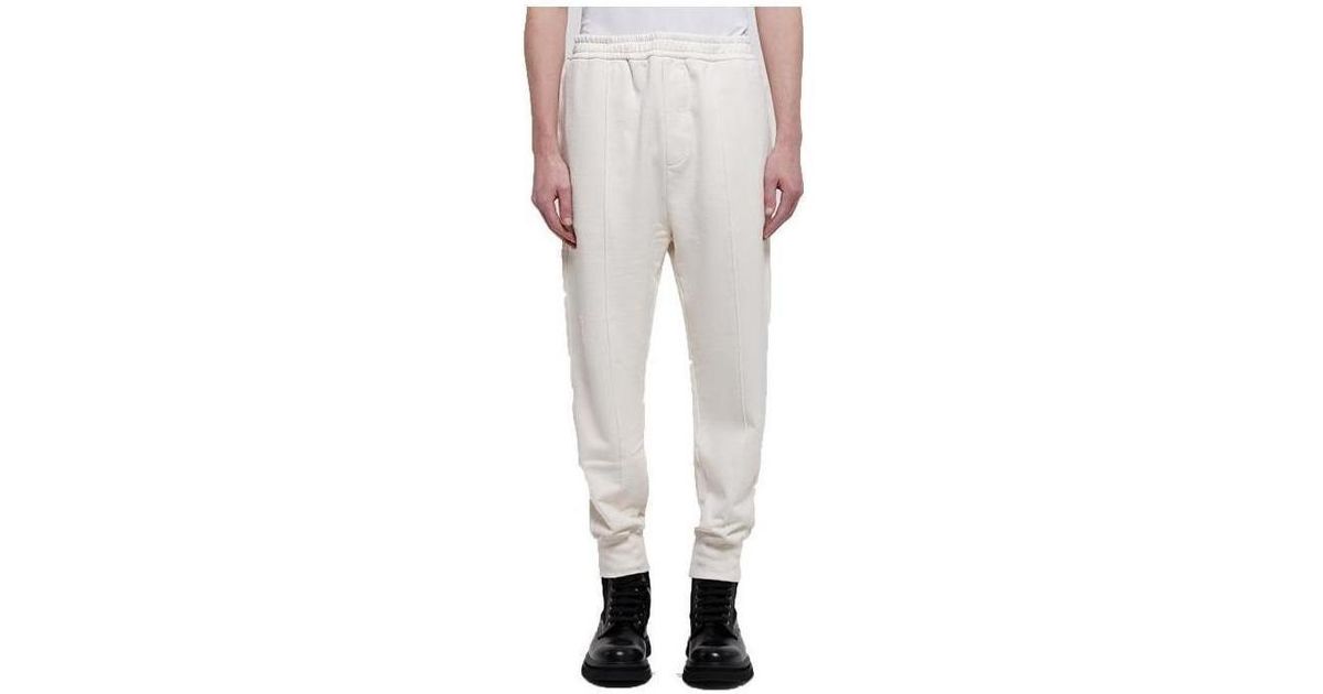 Prada Logo Stretch Waist Sweatpants in Gray for Men | Lyst