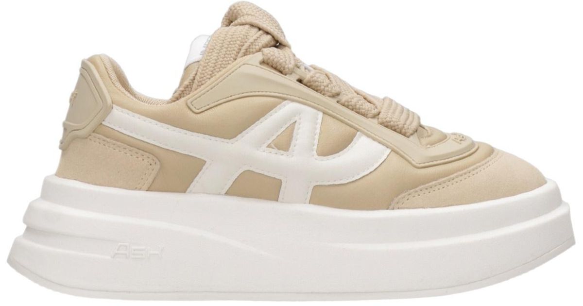 Ash Round Head Skate Shoes in Natural | Lyst