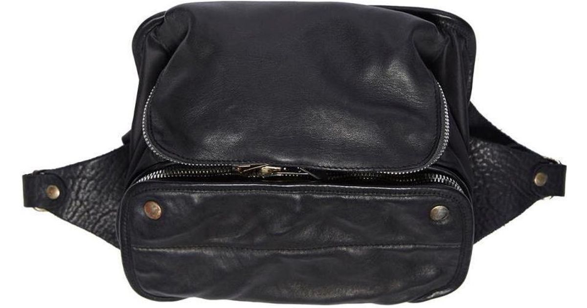 Guidi Zipper Waist Bag in Black for Men | Lyst