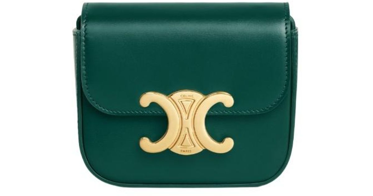 Celine Mini Claude in Green | Lyst