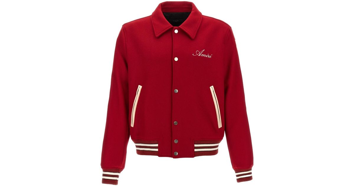Amiri Coats & Jackets in Red for Men | Lyst
