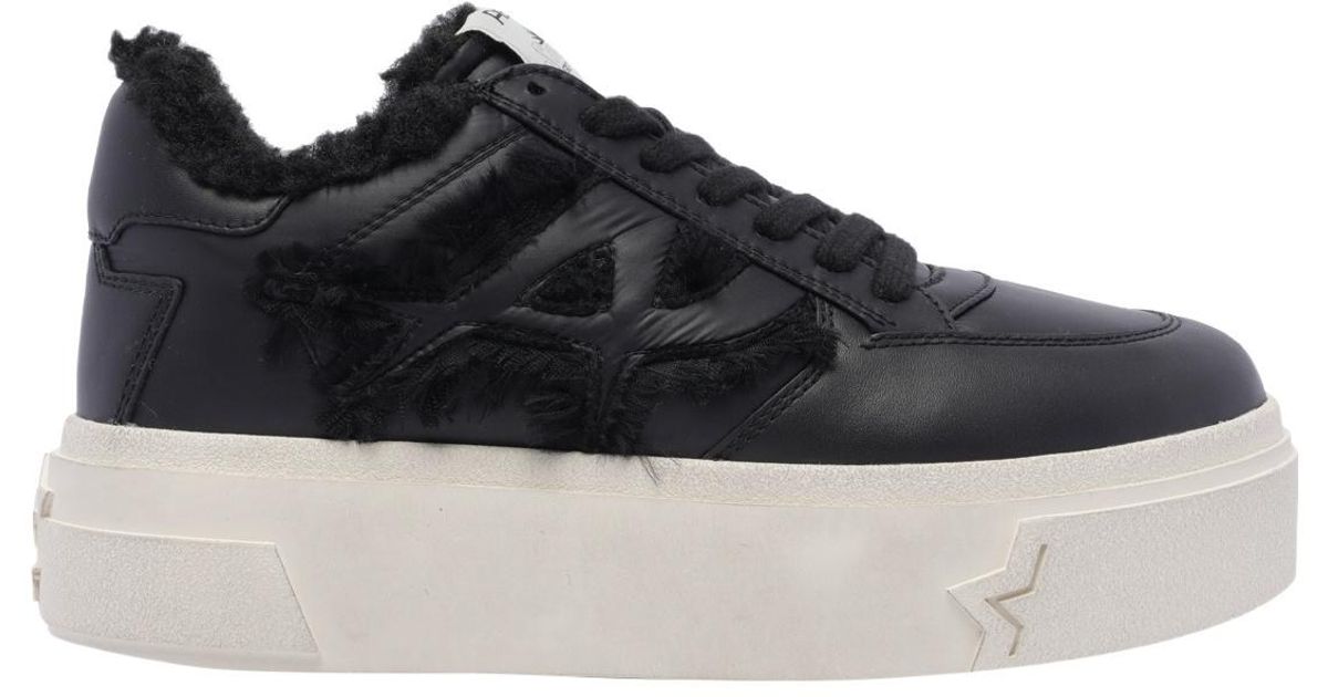 Ash Thick Sole Sneakers in Black | Lyst