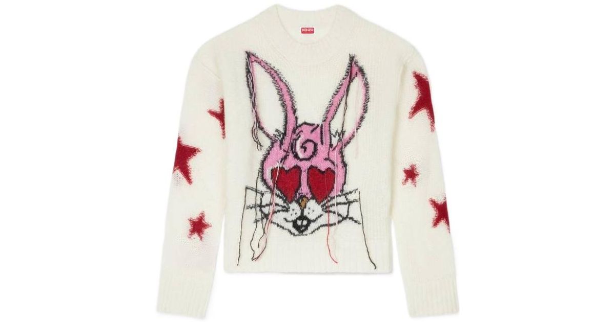 KENZO Cartoon' Jumper in Pink | Lyst