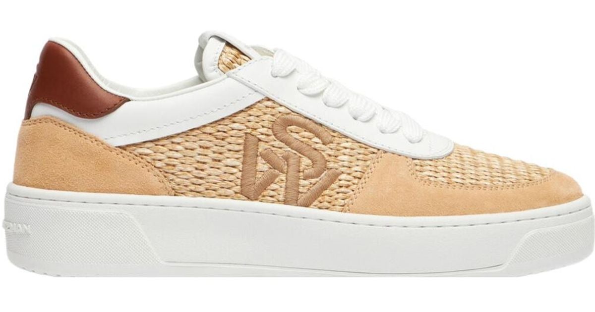 Stuart Weitzman Sw Courtside Logo Trainers | Lyst