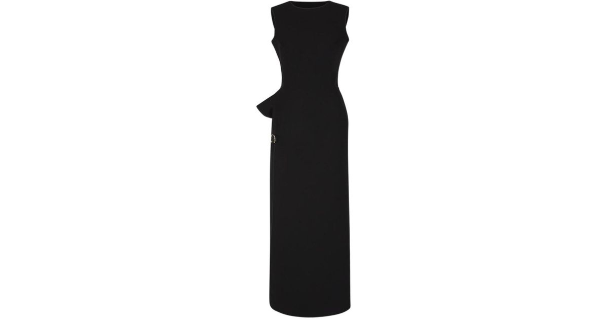 Maticevski Mannerism Side-Slit Dress in Black | Lyst
