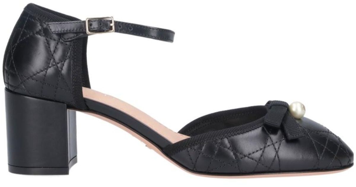 Dior Logo High Heels in Black | Lyst