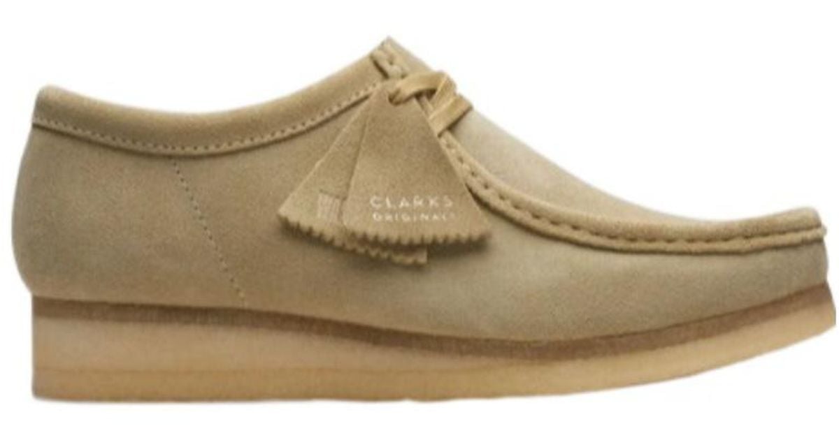Clarks Logo Low-Top Casual Shoes in Brown | Lyst