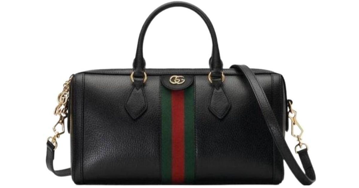 Gucci Medium Ophidia Tote in Black | Lyst