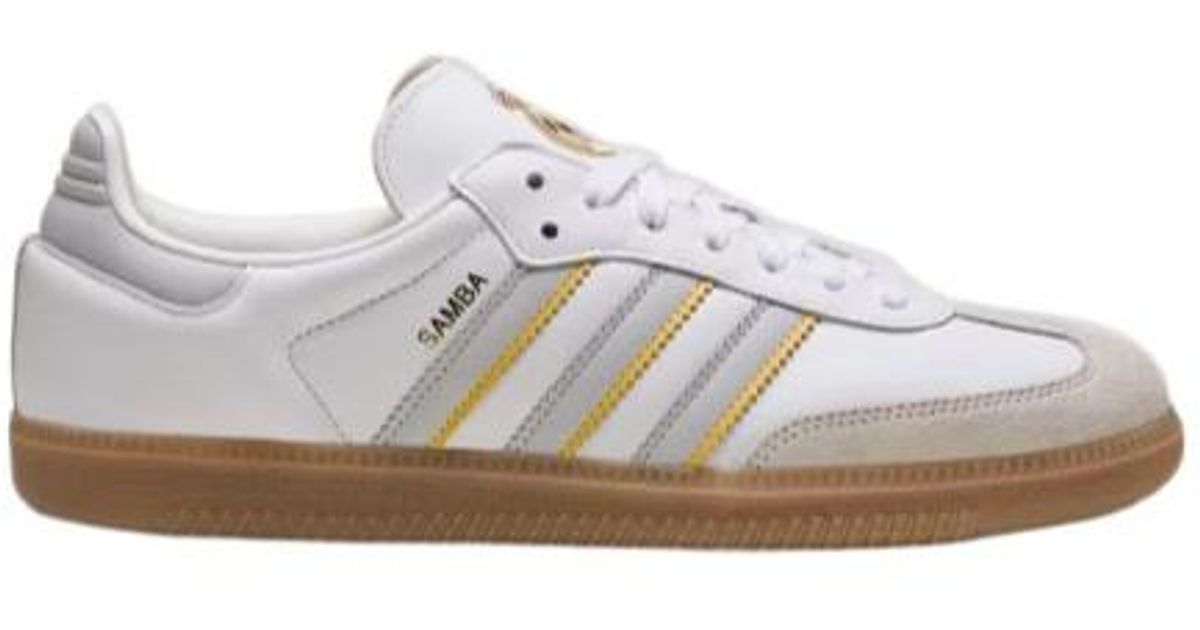 adidas Originals Samba Real Madrid /Light Solid' Sneakers in White for ...
