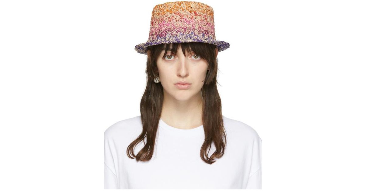 Isabel Marant Logo Round Hat in Pink | Lyst