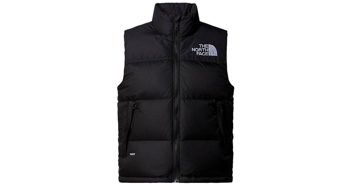 The North Face Nuptse Vest in Black | Lyst