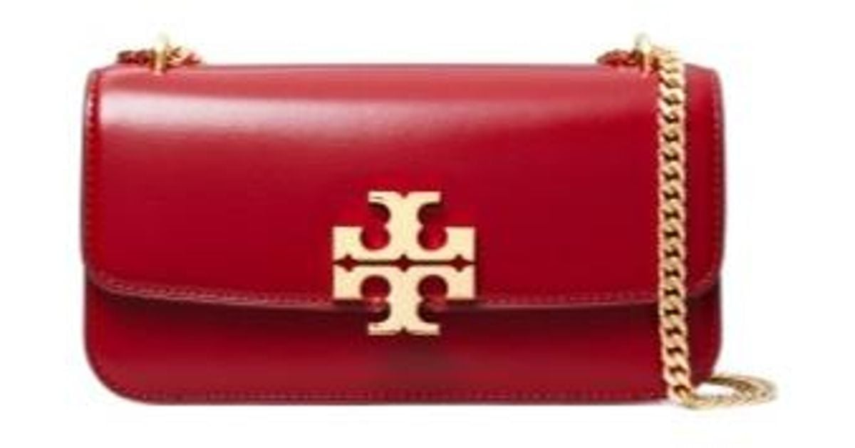 Tory Burch Eleanor Shoulder Bag in Red | Lyst