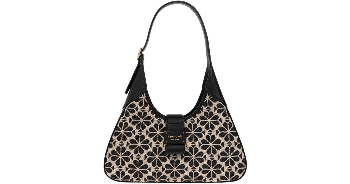 Kate Spade Small Logo Handbag in Black | Lyst