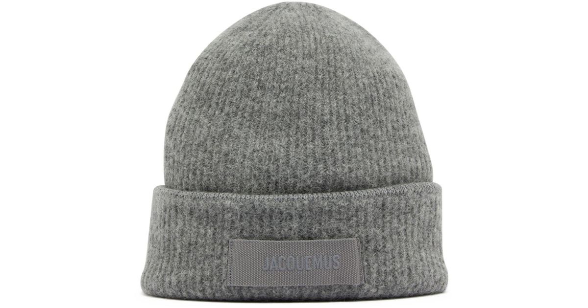 Jacquemus Rimless Cap in Gray | Lyst